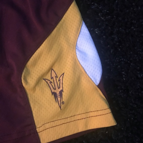 Bottoms | Boys Asu Shorts Maroon And Gold | Poshmark